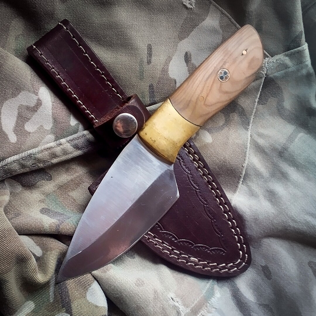 Skinner Drop Point Fixed Blade Hunting Knife - Etsy