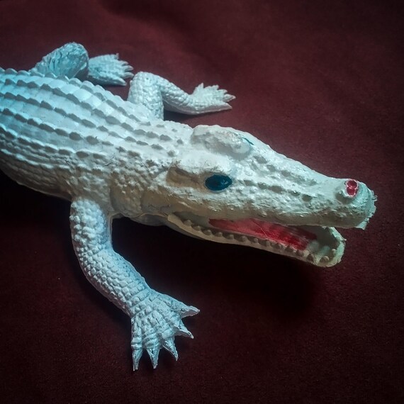 White Plastic Alligator