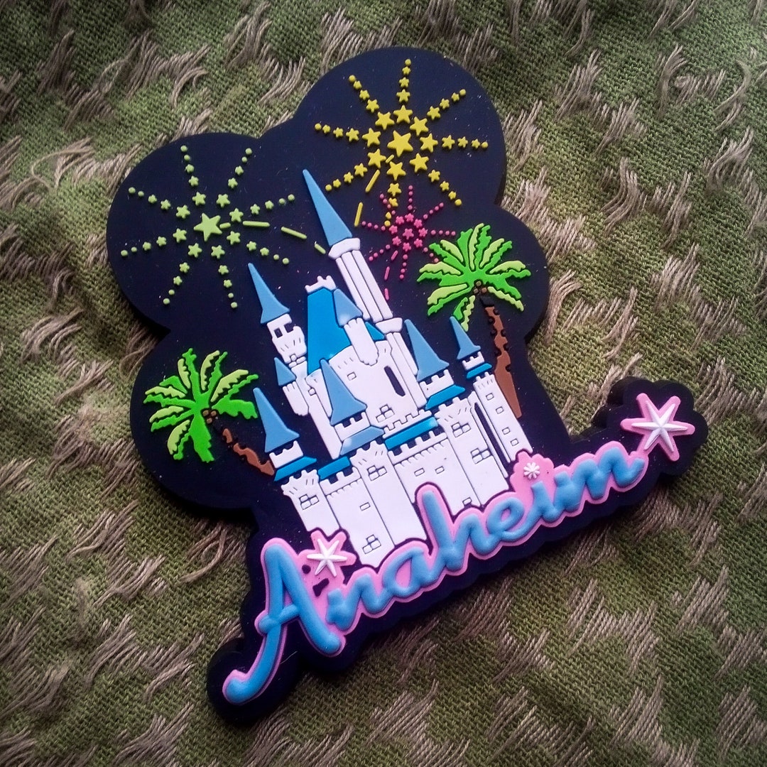 Disney Castle Anaheim Silicone Magnet - Etsy