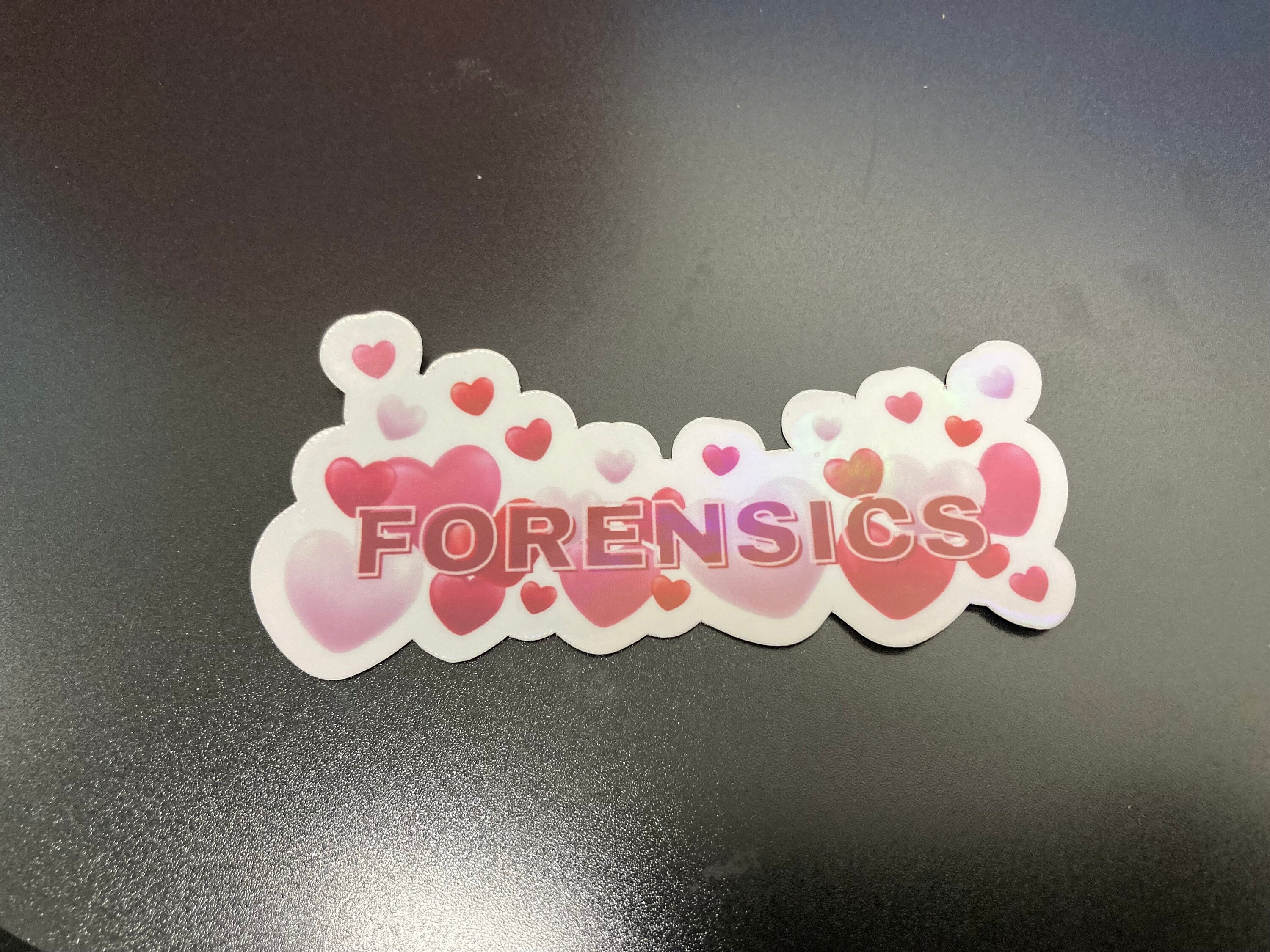 Forensic Science Valentines Day Stickers Forensics Tumbler Student Gift ...