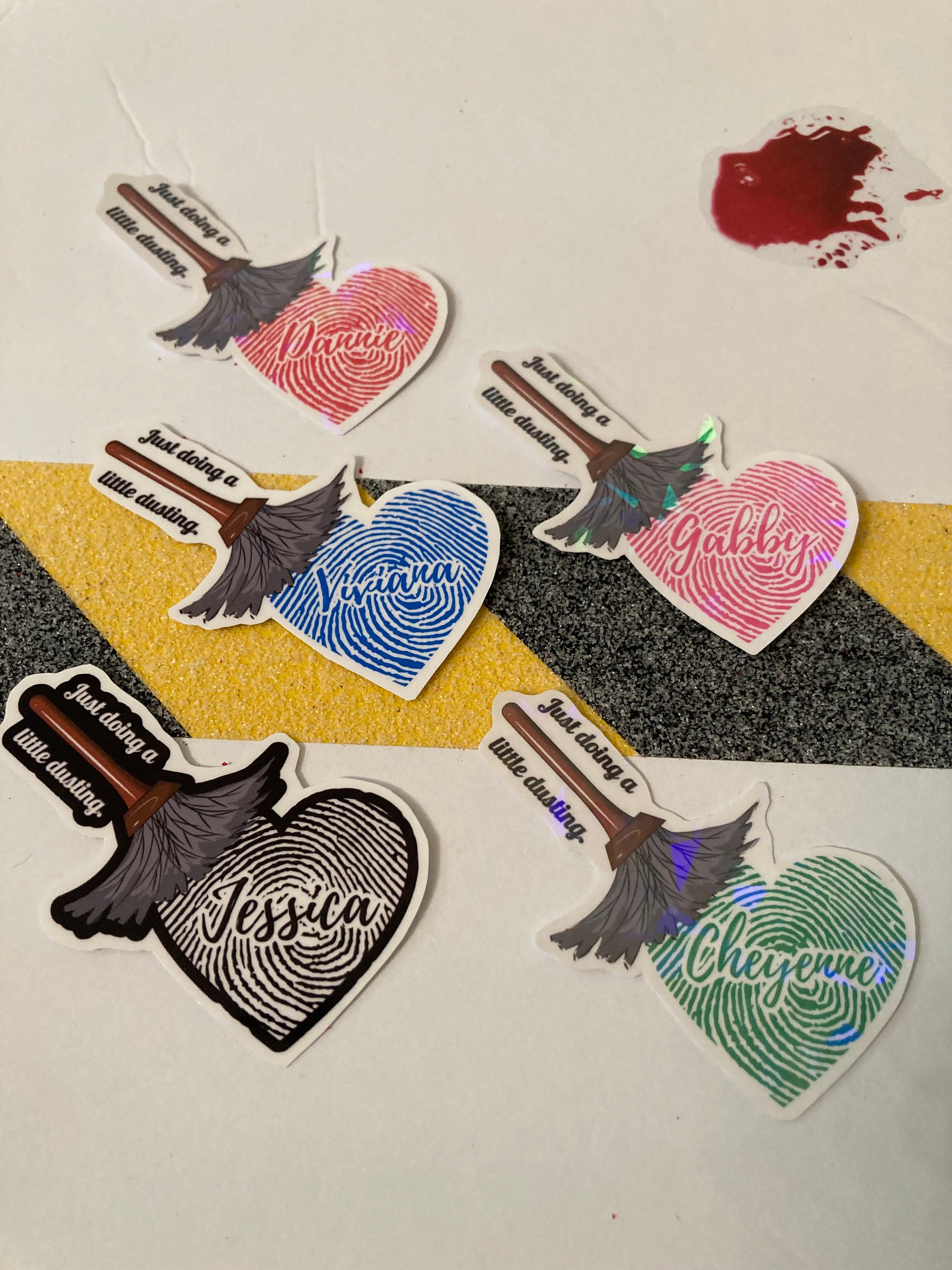 Personalized Fingerprint Sticker Custom Vinyl Stickers Waterproof ...