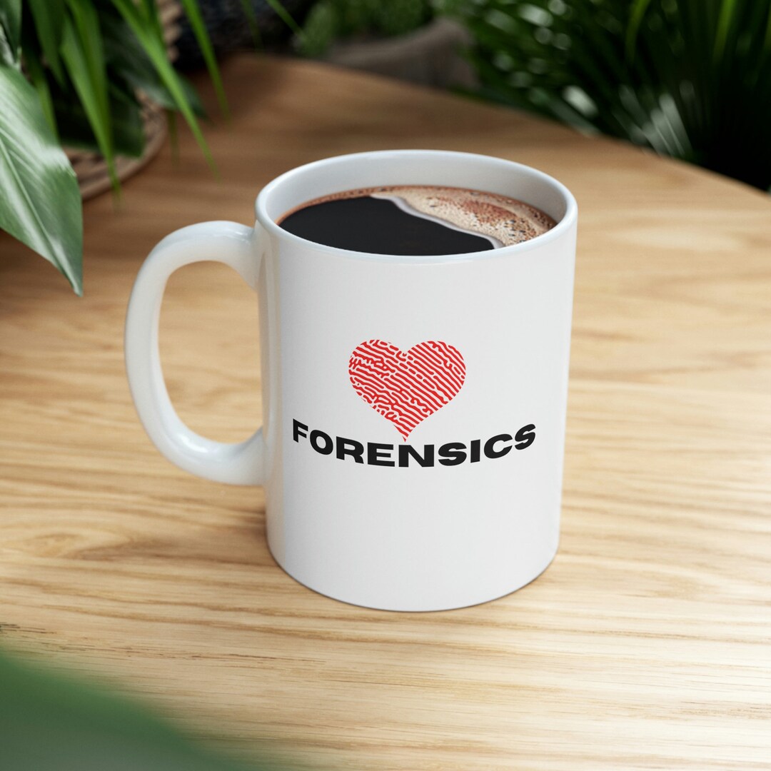 Forensic Science Coffee Mug Tea Forensic Science Love Hearts Valentines ...