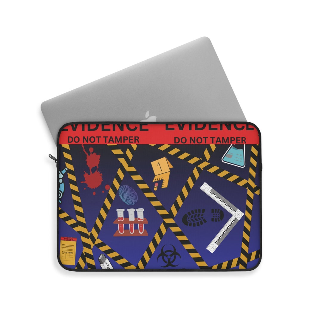 Forensics Crime Scene Technician Evidence Laptop Sleeve Criminalist ...
