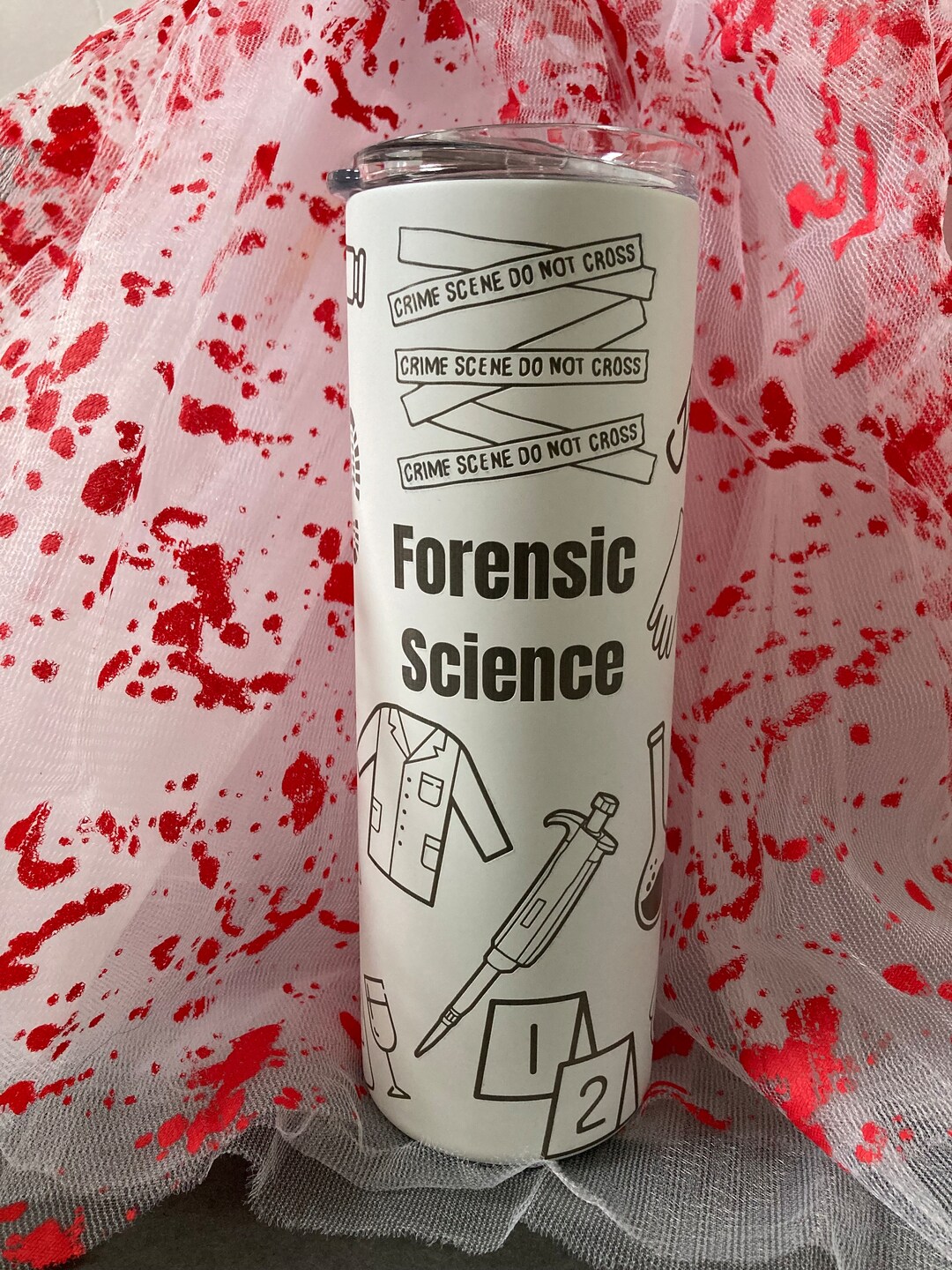 Personalized Forensic Science Tumbler: Engraved 20oz Glow-in-dark Gift ...