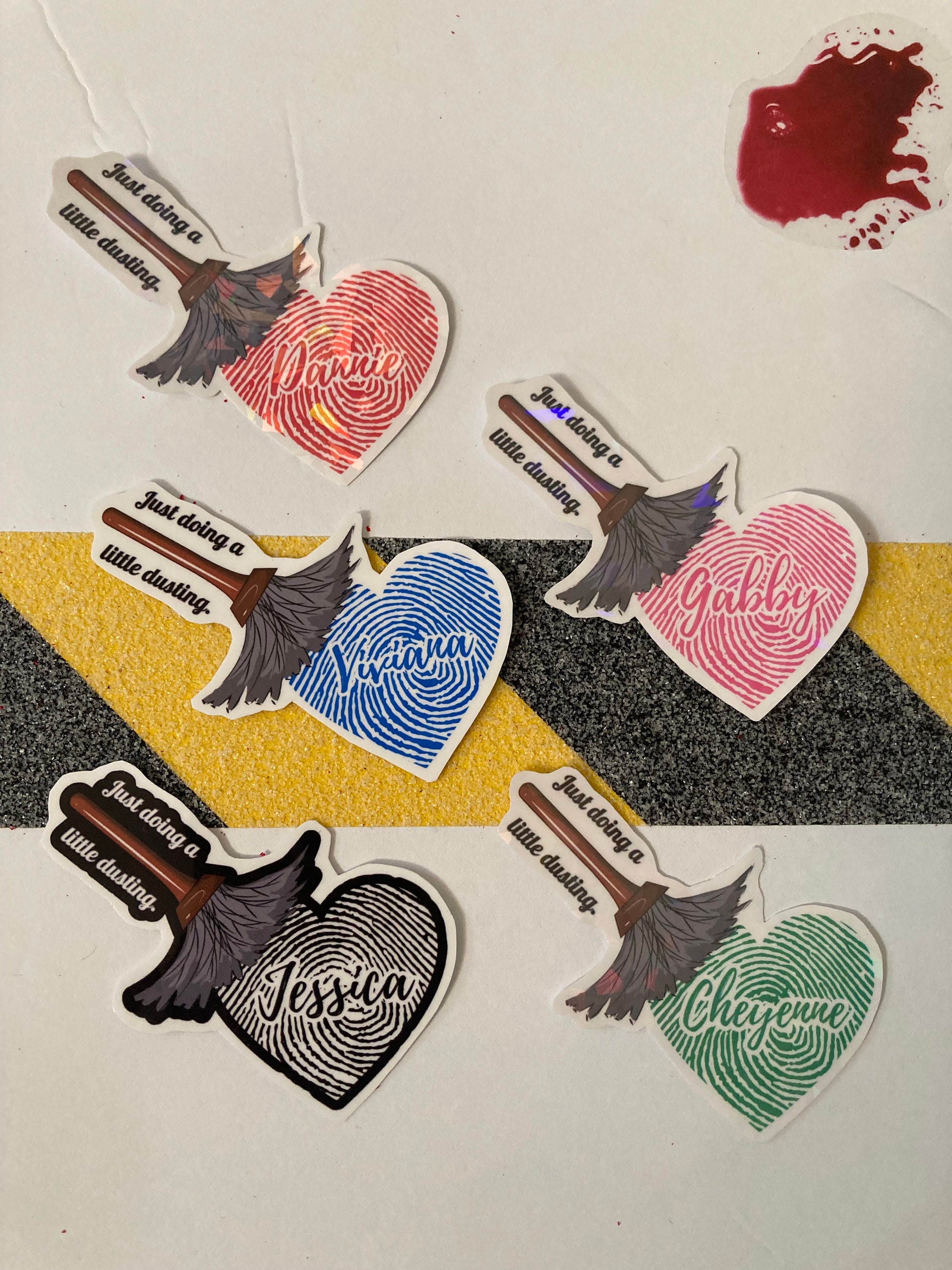 Personalized Fingerprint Sticker Custom Vinyl Stickers Waterproof ...