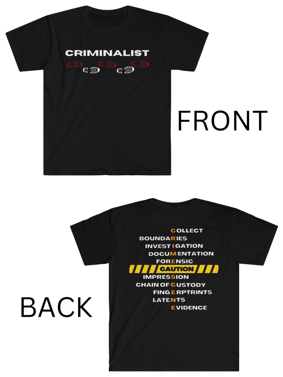 Crime Scene Investigator Shirt, Criminalist Forensic Science CSI Unisex ...