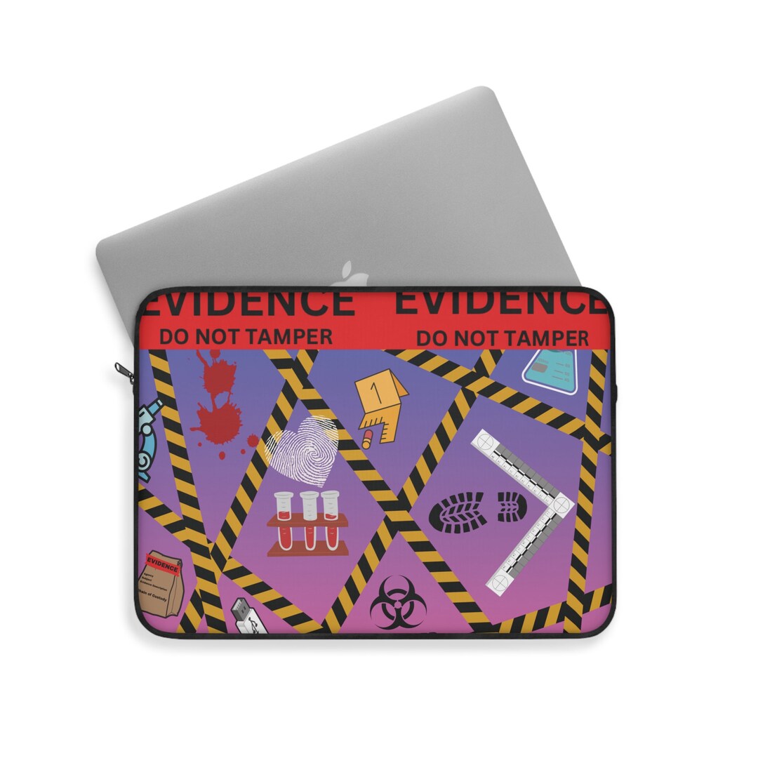 Forensics Crime Scene Evidence Laptop Sleeve Criminalist Unique Gift - Etsy