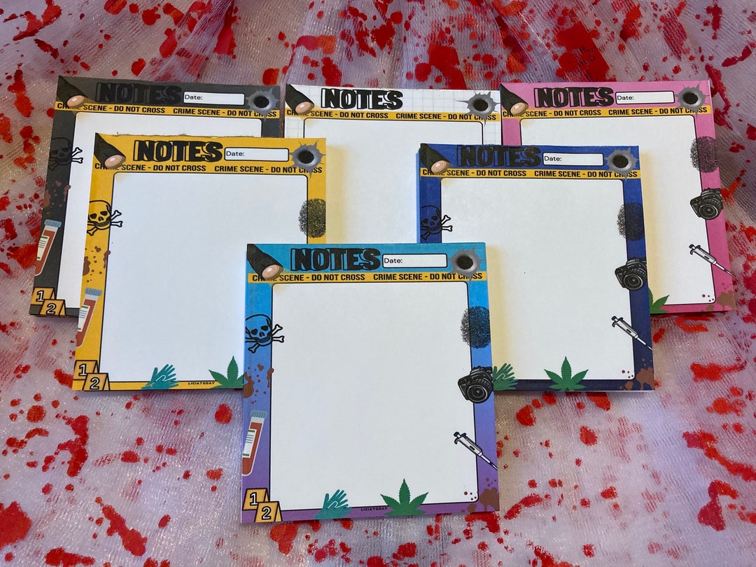 Forensic Science Notepad Memo Pad Gift for Forensic Scientist Teacher ...
