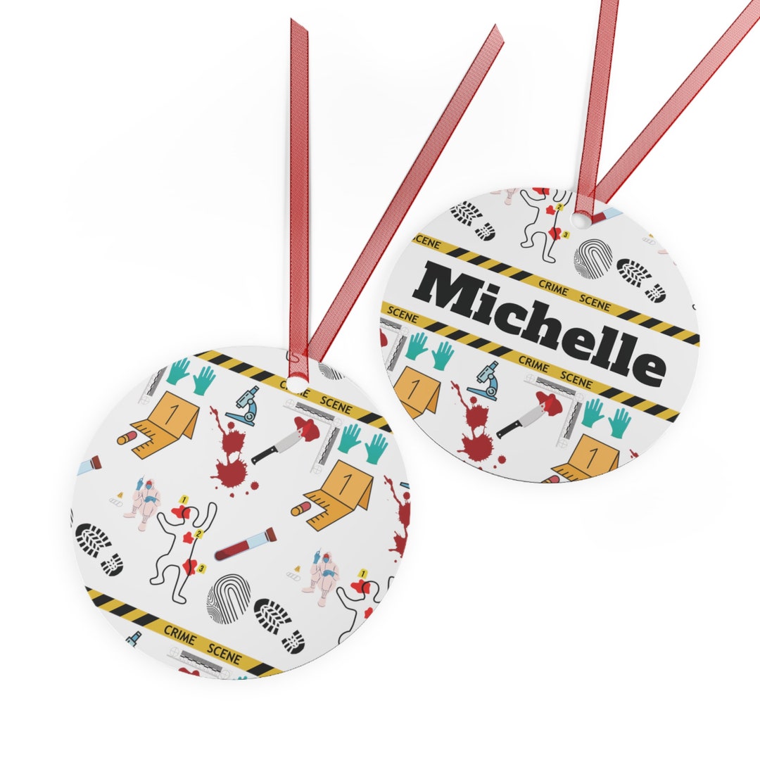 Forensics Personalized Christmas Ornament Gift Customized Forensic ...