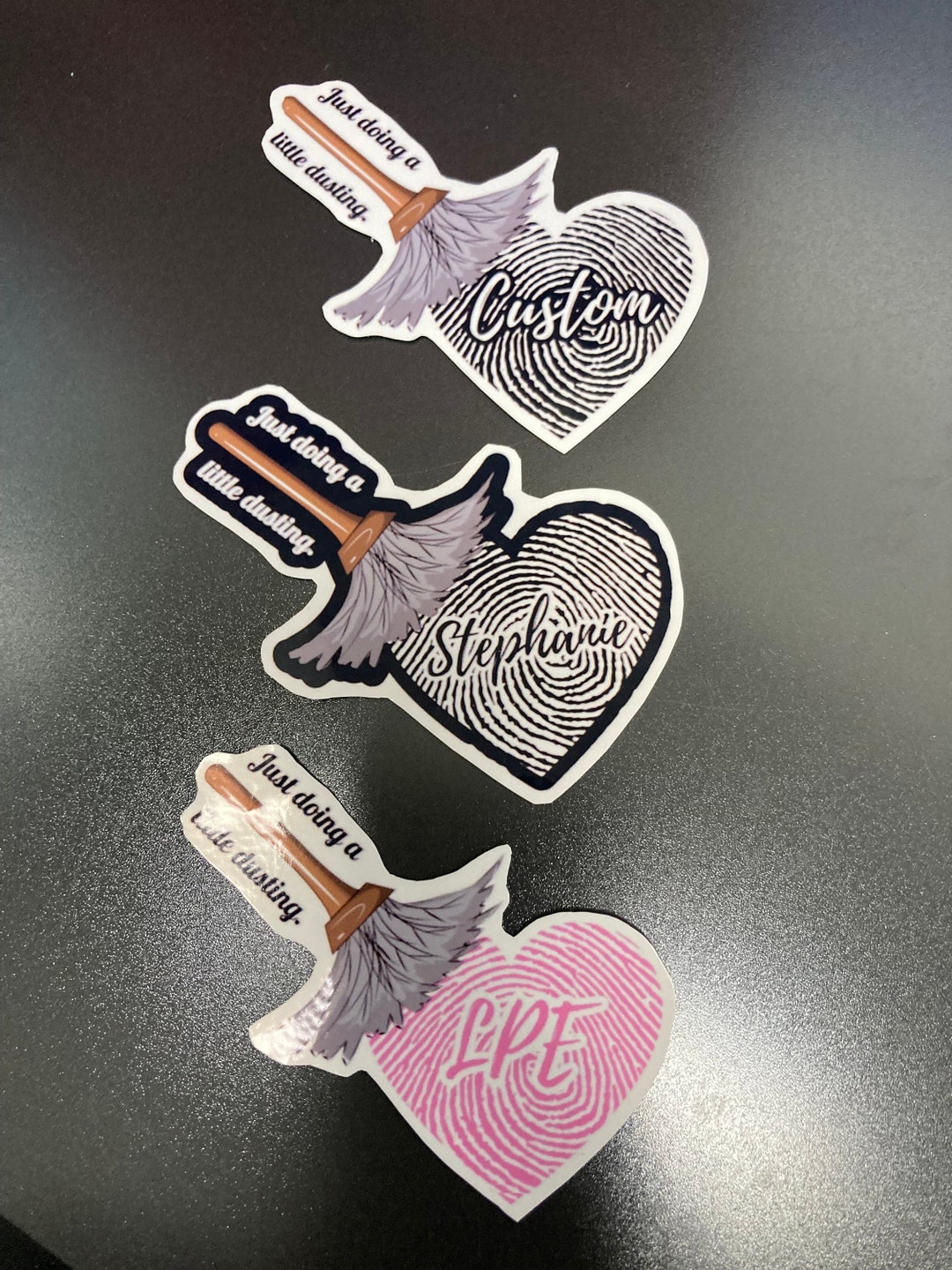 Personalized Fingerprint Sticker Custom Vinyl Stickers Waterproof ...