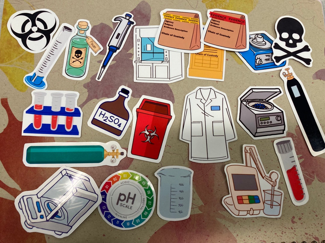 Forensic Toxicology Chemistry Stickers Gift Forensic Science Pack 22 ...