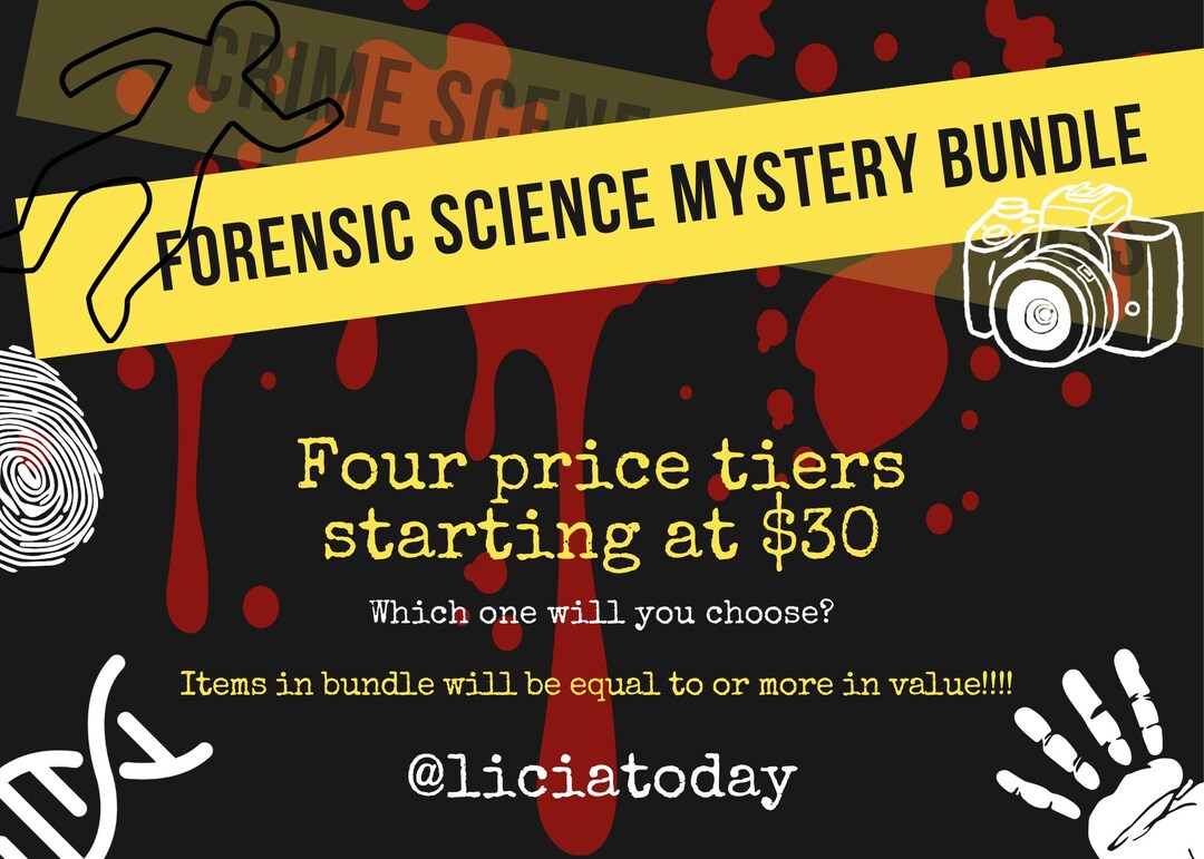 Forensic Science Mystery Bundle Personalized CSI Gift Forensics ...