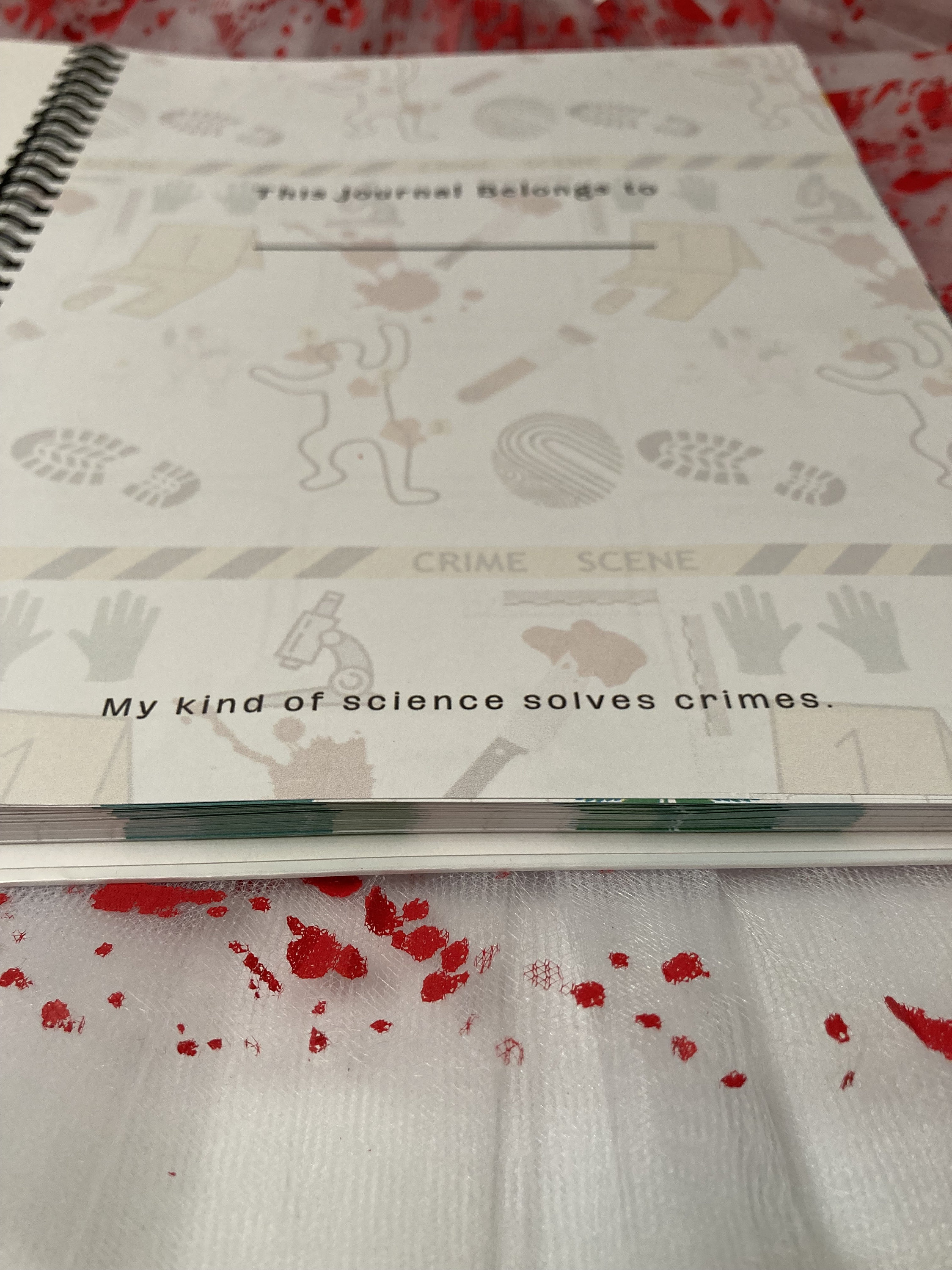 Forensic Science Custom Planner Personalized Csi Unique Undated Planner ...