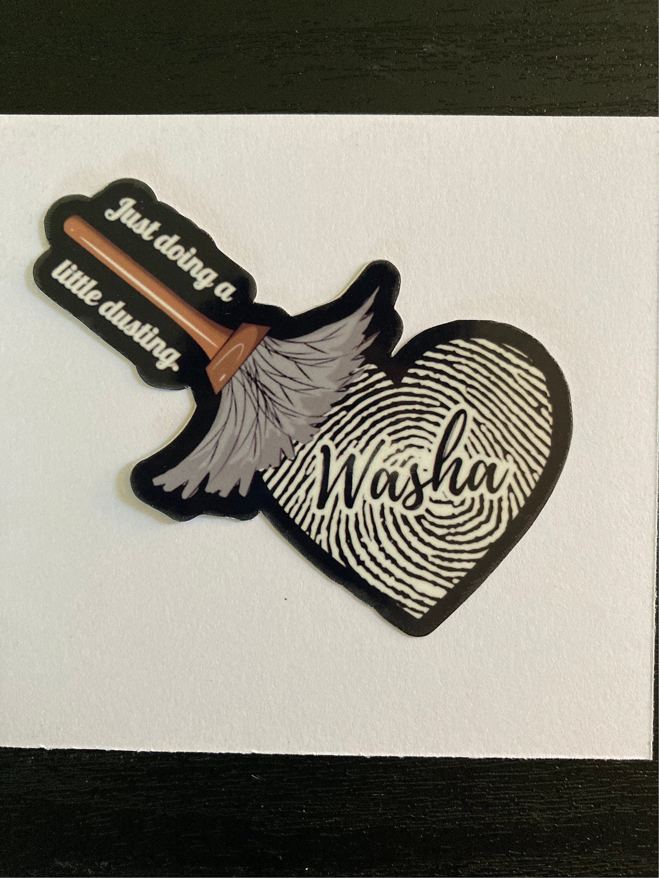 Personalized Fingerprint Sticker Custom Vinyl Stickers Waterproof ...