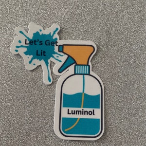 Forensic Science Sticker Gift Funny Forensics Stickers Lab Criminalist ...