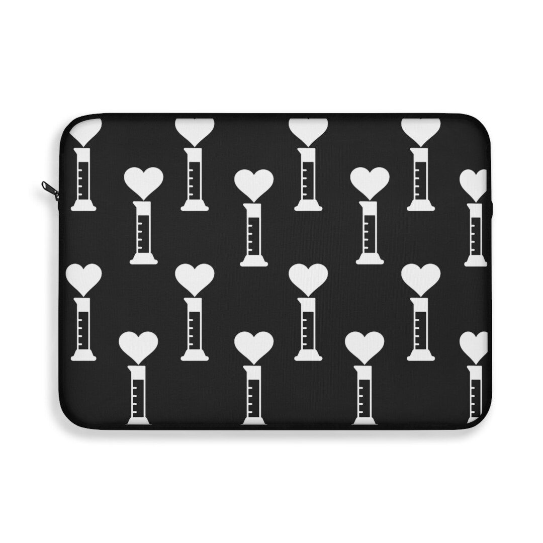 Science Laboratory Glassware Student Laptop Sleeve Chemistry College ...
