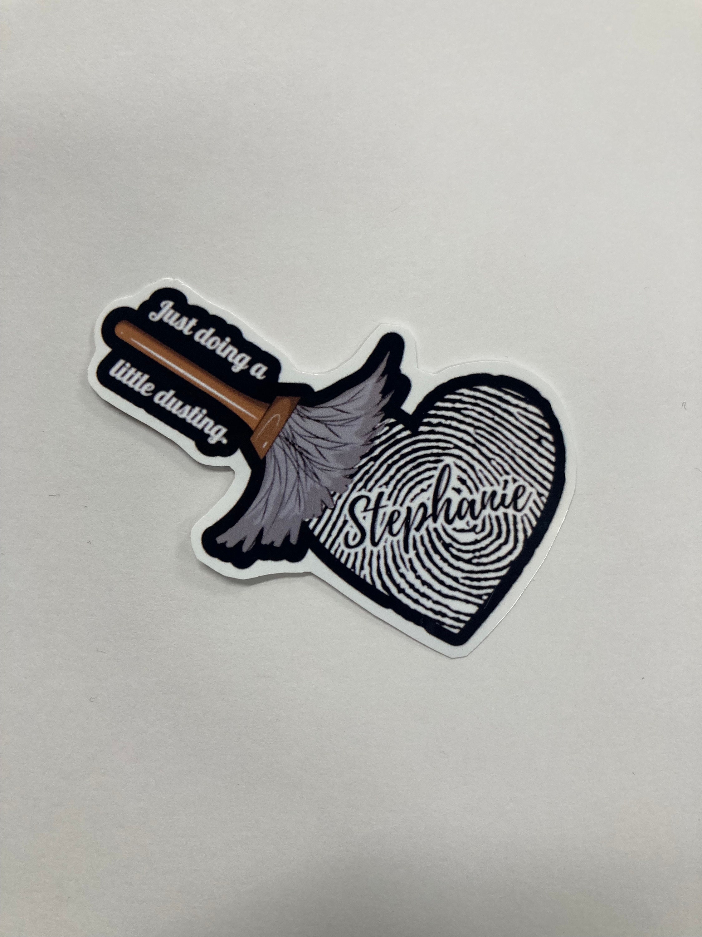 Personalized Fingerprint Sticker Custom Vinyl Stickers Waterproof ...