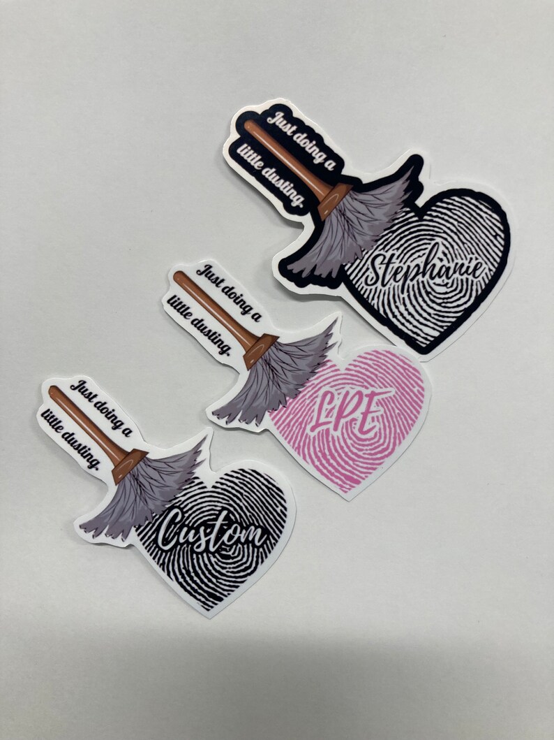 Personalized Fingerprint Sticker Custom Vinyl Stickers Waterproof ...