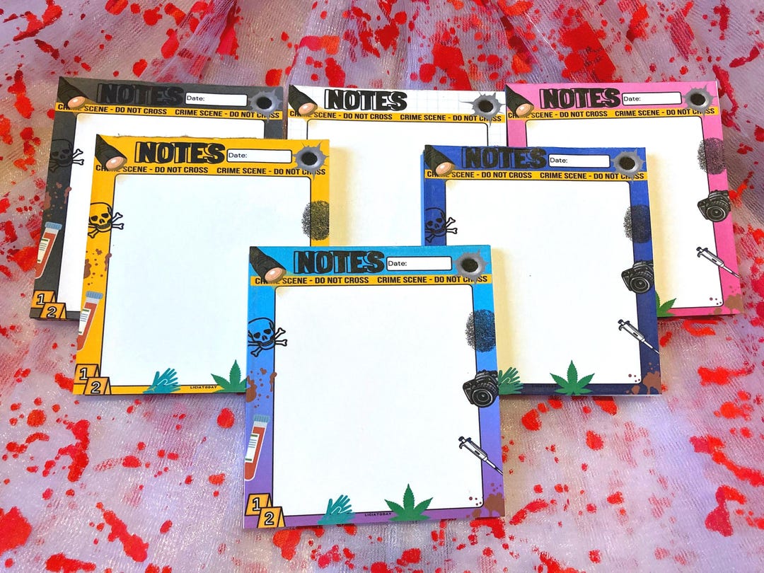 Forensic Science Notepad Memo Pad Gift for Forensic Scientist Teacher ...