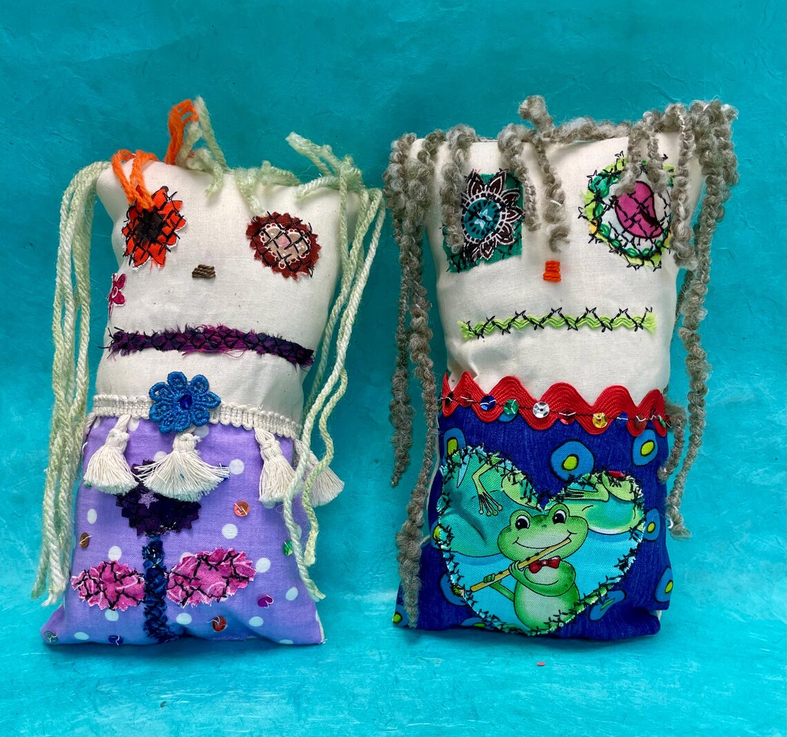 Handmade( Pair) Mini Monster Dolls - Etsy