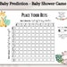Guess Baby's Birth Date Calendar, Baby Prediction, 50/50 Game Baby ...