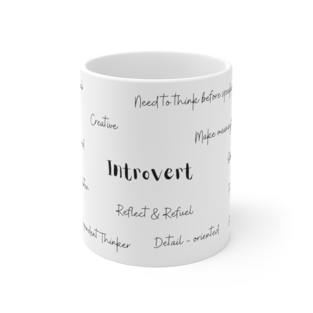 Introvert, Office Mug, Introvert Mug, Ceramic Mugs (11oz15oz20oz ...