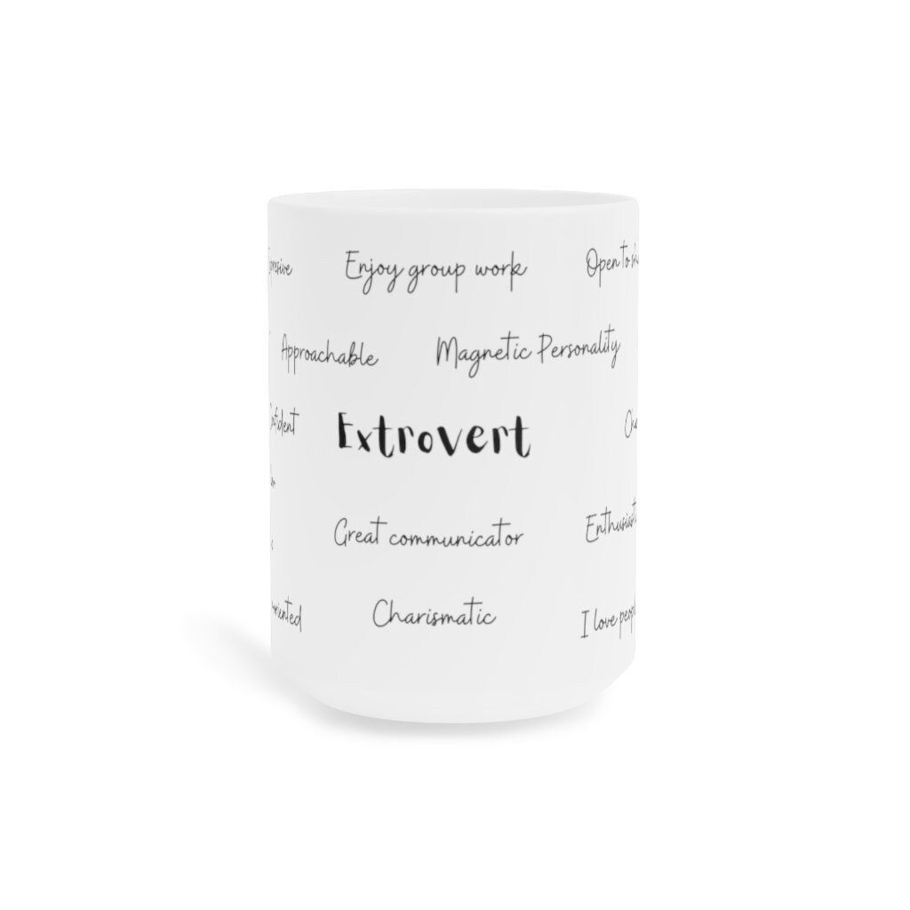 Extrovert Office Mug Extrovert Mug Ceramic Mugs - Etsy
