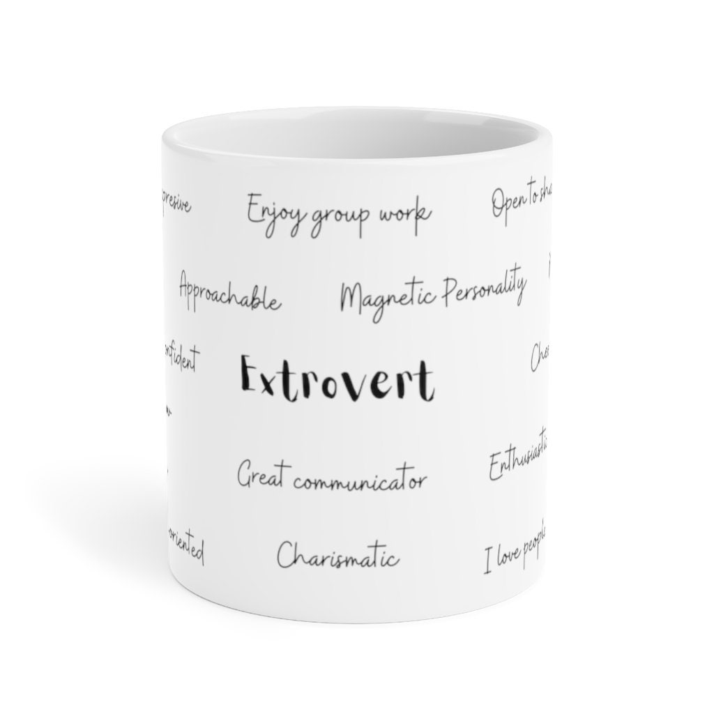 Extrovert Office Mug Extrovert Mug Ceramic Mugs - Etsy