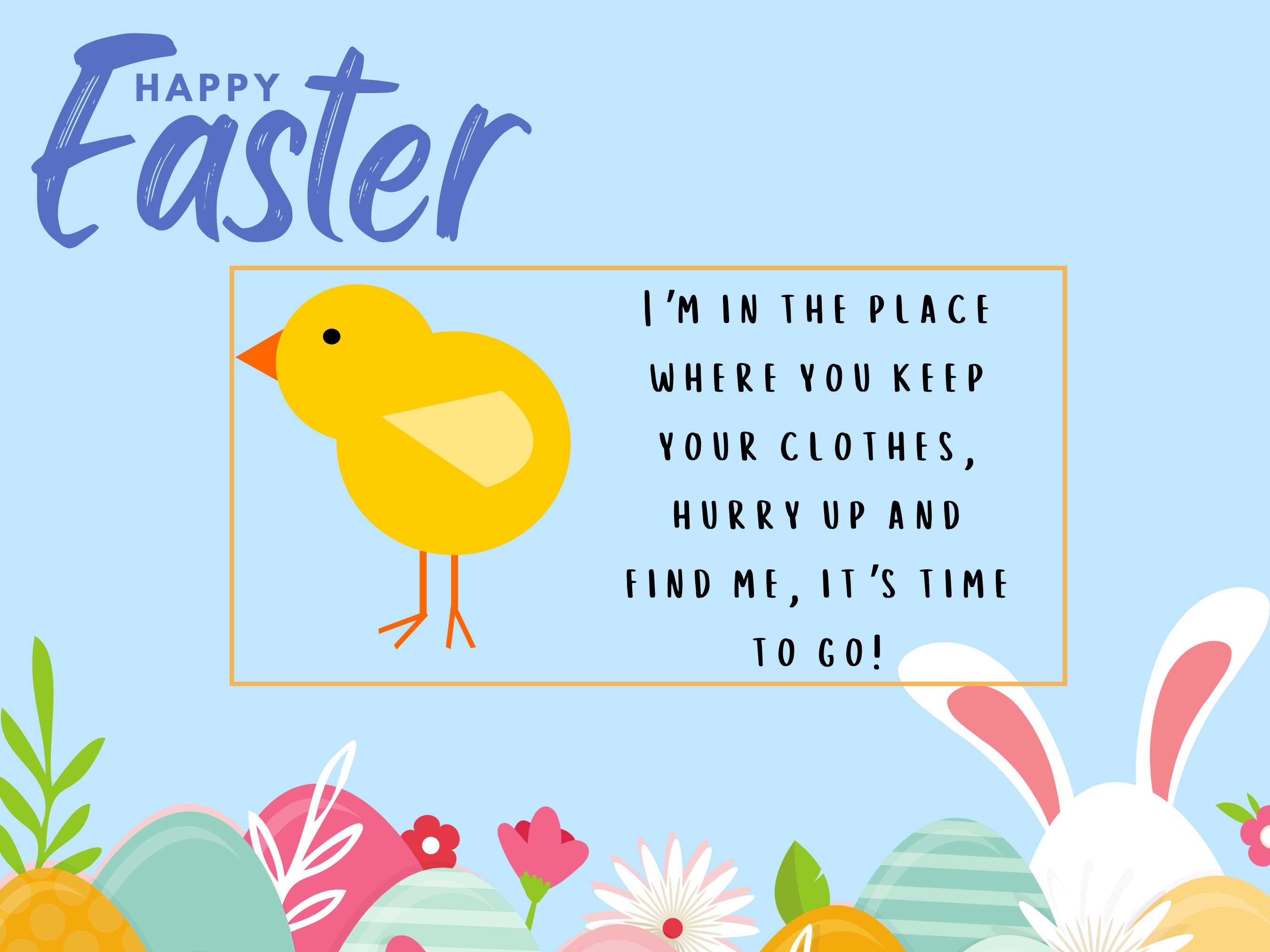 Editable Easter Scavenger Hunt, Outdoor Indoor Easter Scavenger Hunt ...