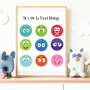 Kids Emotions, Emoji, Emoji Poster, Feelings Chart, Emotions Chart for ...