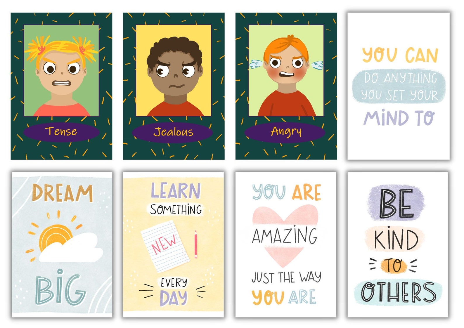 Emotions Cards, Feelings Cards, Emotions Printable, Self Regulation ...