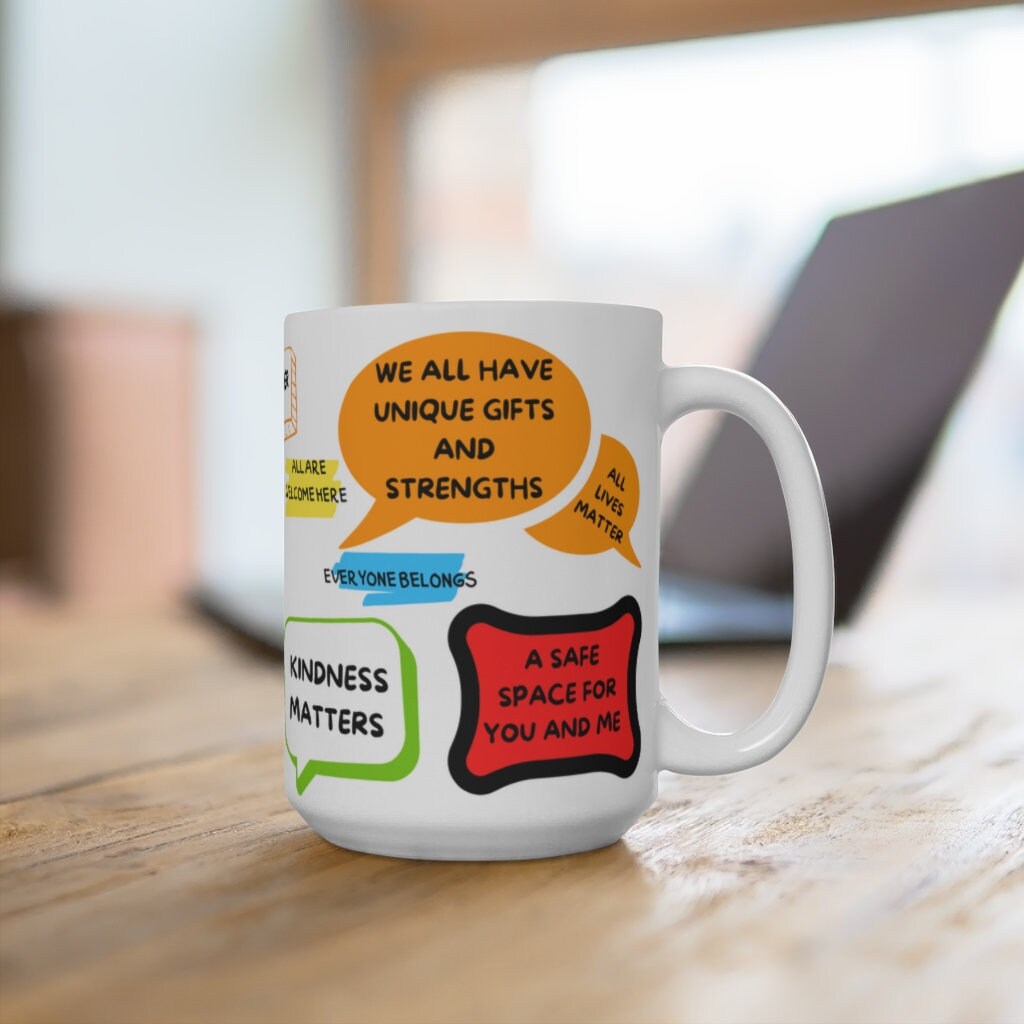 Diversity Mug, Equality, Kindness, Inclusion, Women Empowerment, All ...