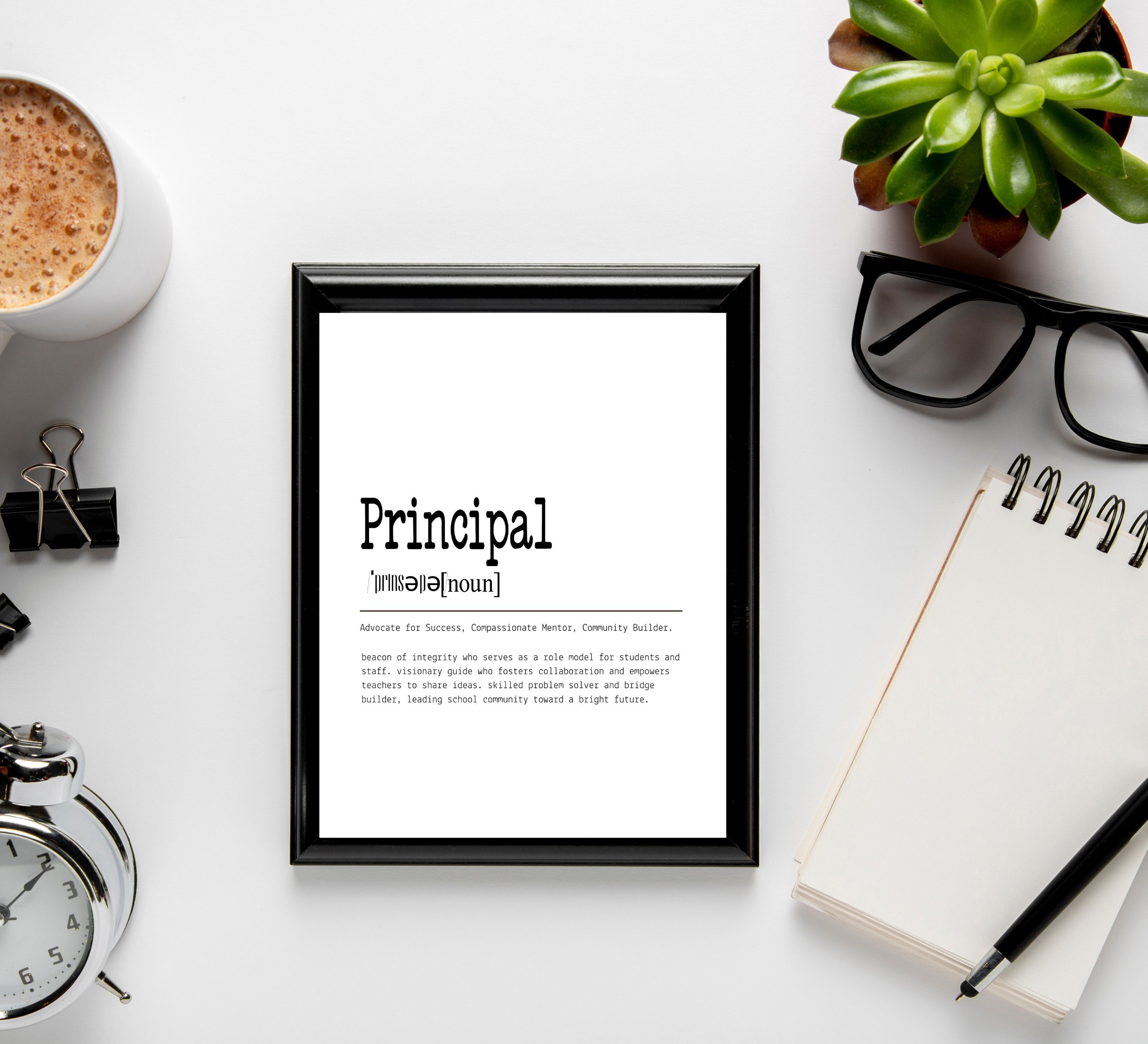 Principal Gift Principal Printable Sign Editable School - Etsy Canada
