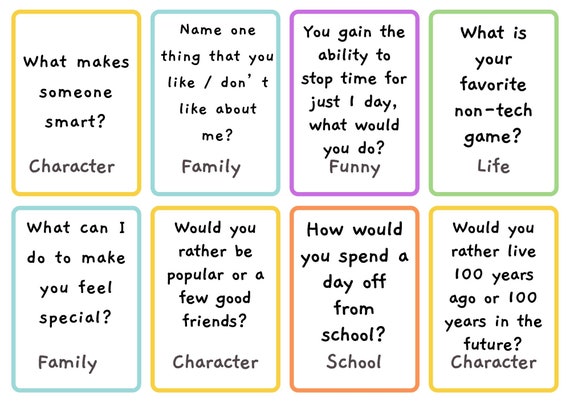Conversation Starter Cards