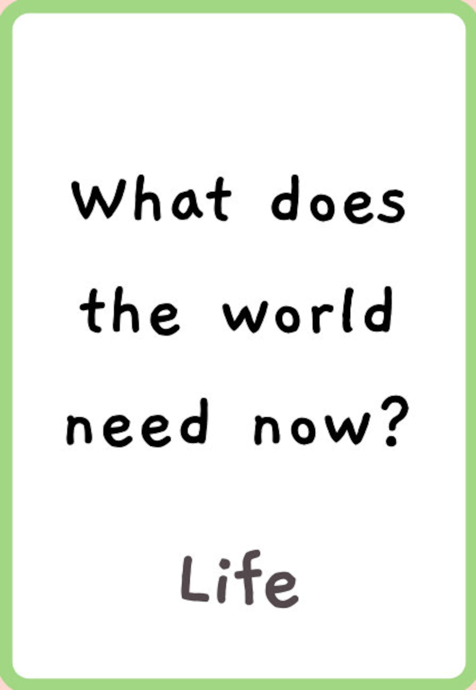 Family Dinner Conversation Cards, Family Conversation Cards for Kids ...