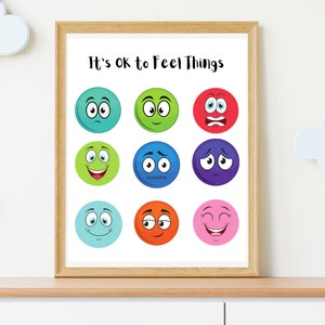 Kids Emotions, Emoji, Emoji Poster, Feelings Chart, Emotions Chart for ...