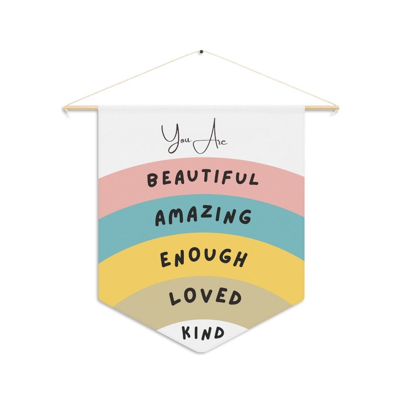 Things to Remember, Daily Affirmations Pennant, Motivational Pennant ...