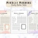 Miracle Mornings Routine, Miracle Mornings Planner, Morning Routine ...