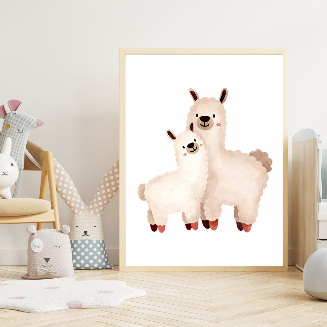 Baby Llama Printable, Llama Baby Nursery, Lama Poster Printable ...