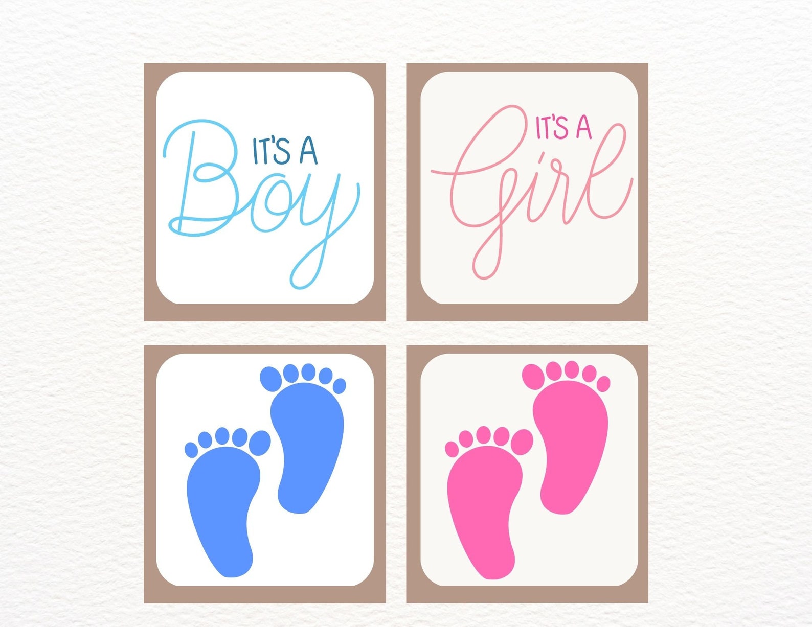 Gender Reveal Scavenger Hunt, Gender Reveal Game, Baby Shower Games ...