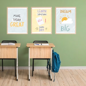 Boho Classroom, Educational Posters, Classroom Motivational Posters ...