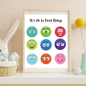 Kids Emotions, Emoji, Emoji Poster, Feelings Chart, Emotions Chart for ...