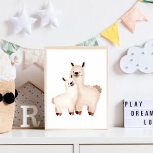Baby Llama Printable, Llama Baby Nursery, Lama Poster Printable ...