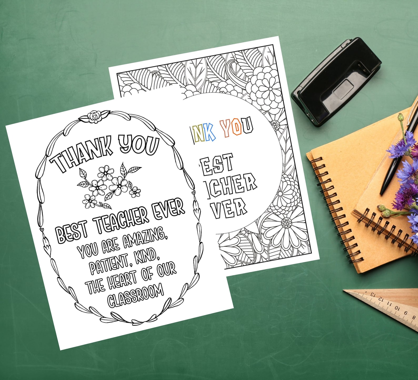 Teacher Card Printable, School Teacher Gift, Teacher Appreciation Card ...