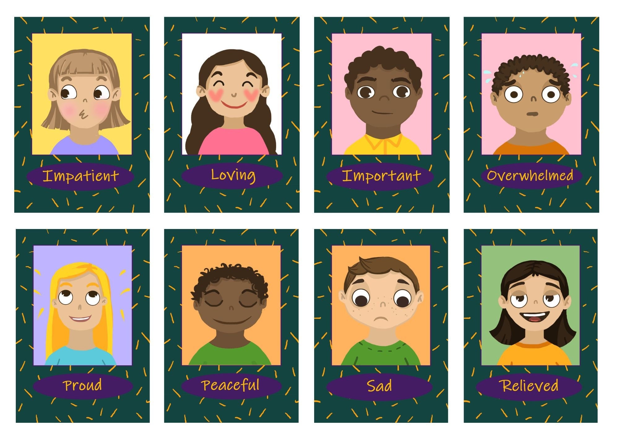 Emotions Cards, Feelings Cards, Emotions Printable, Self Regulation ...