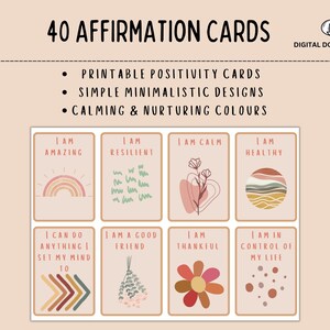 Daily Affirmation Cards, Printable Cards, Positive Affirmation Cards ...