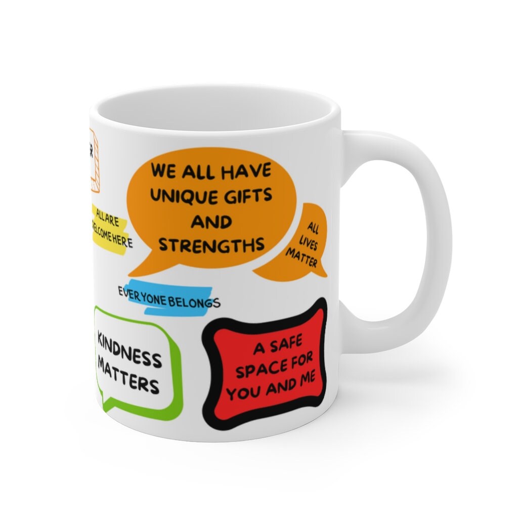 Diversity Mug, Equality, Kindness, Inclusion, Women Empowerment, All ...
