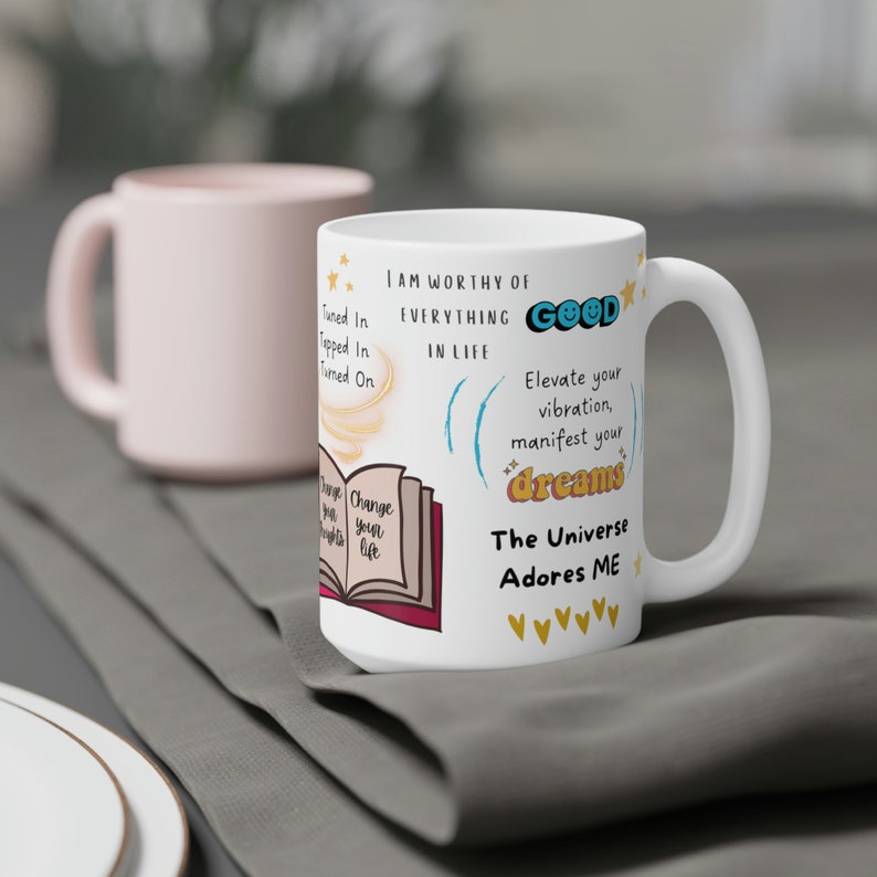 Vortex Mug, Affirmations Mug, Manifestation Mug, Positive Affirmations ...