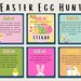 Editable Easter Scavenger Hunt, Indoor Easter Scavenger Hunt, Easter ...
