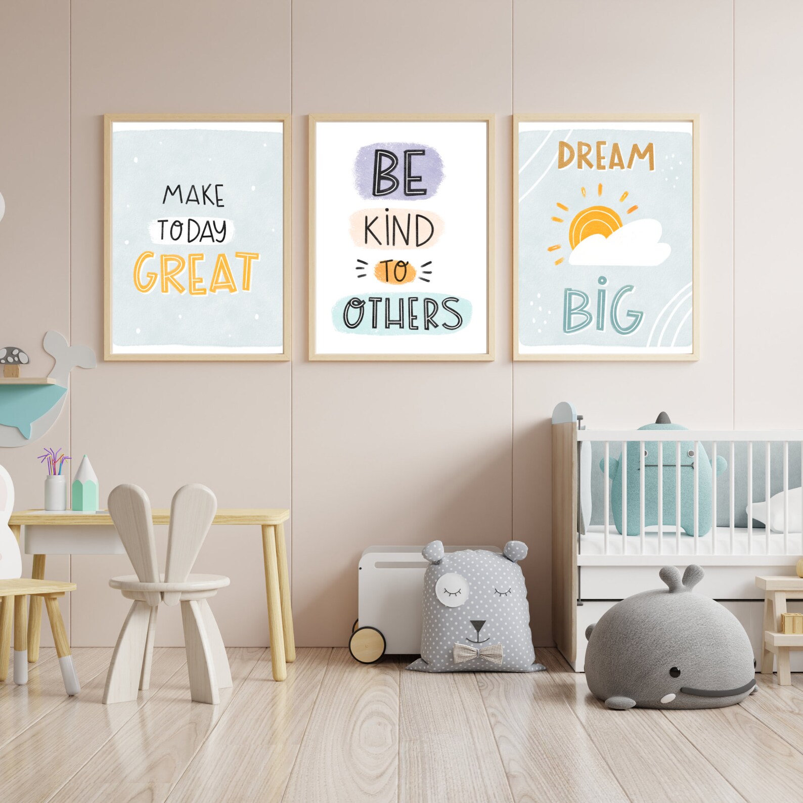 Kids Playroom Inspirational Art Wall Decor Set of 6 Prints - Etsy